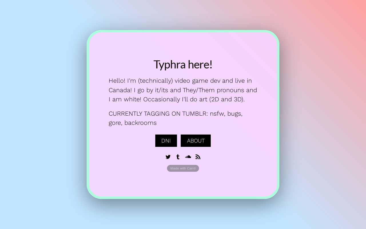 Typhra's Info
